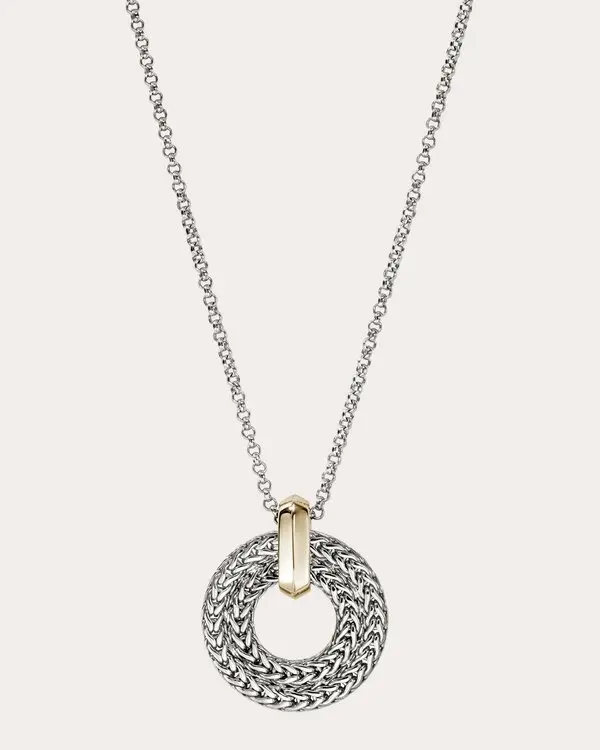 John Hardy Two-tone Icon Link Pendant Necklace