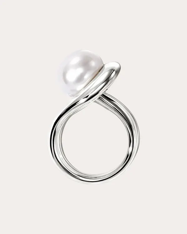 John Hardy Cultured Pearl Surf Ring