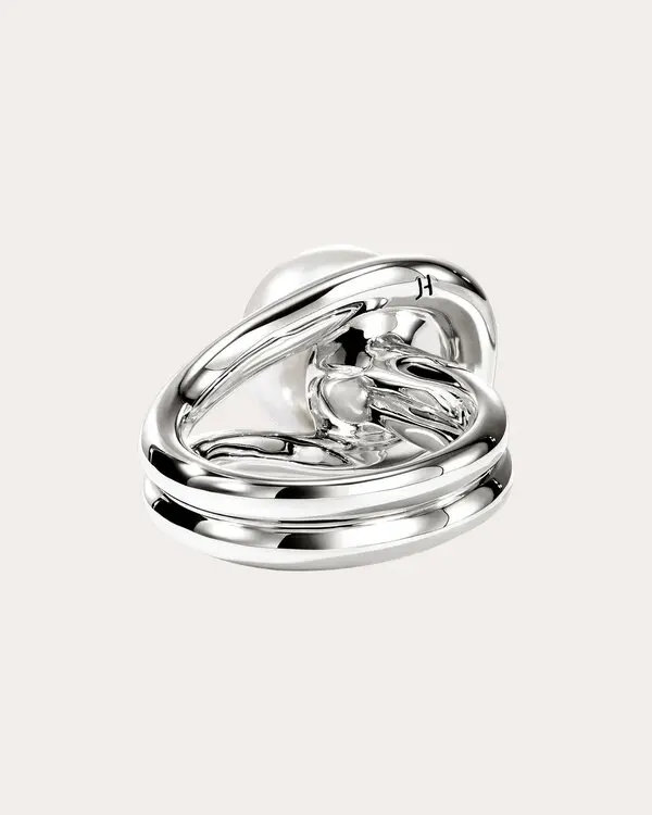 John Hardy Cultured Pearl Surf Ring