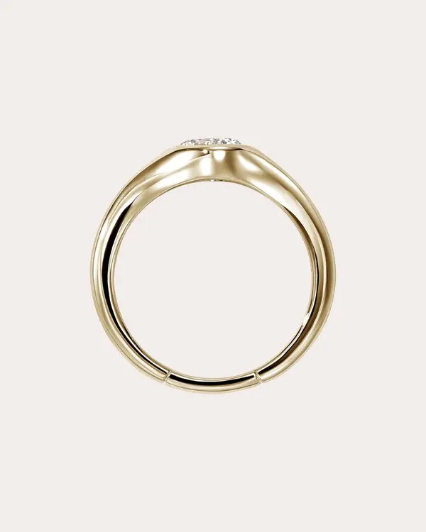 John Hardy 0.75 Ctw Diamond & 14k Jh Lovestruck Ring