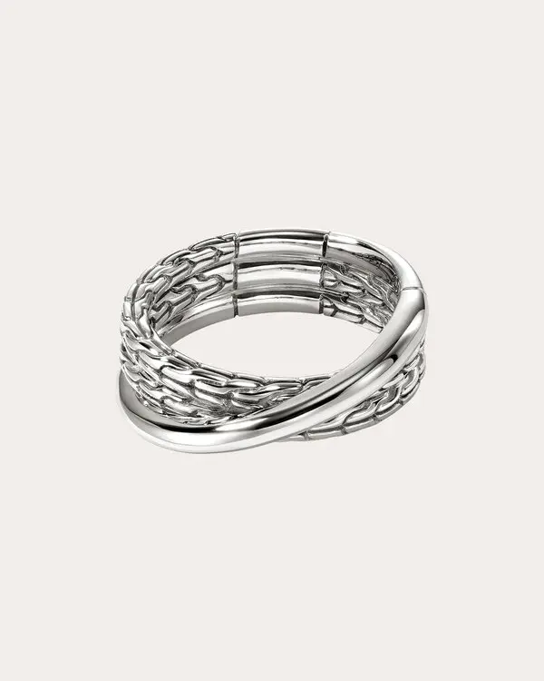John Hardy Jh Essential Crossover Ring