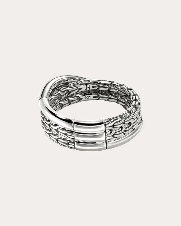 John Hardy Jh Essential Crossover Ring