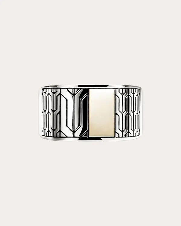 John Hardy Two-tone Icon 50 Ring - Gold