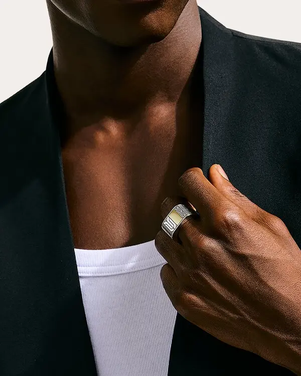 John Hardy Two-tone Icon 50 Ring