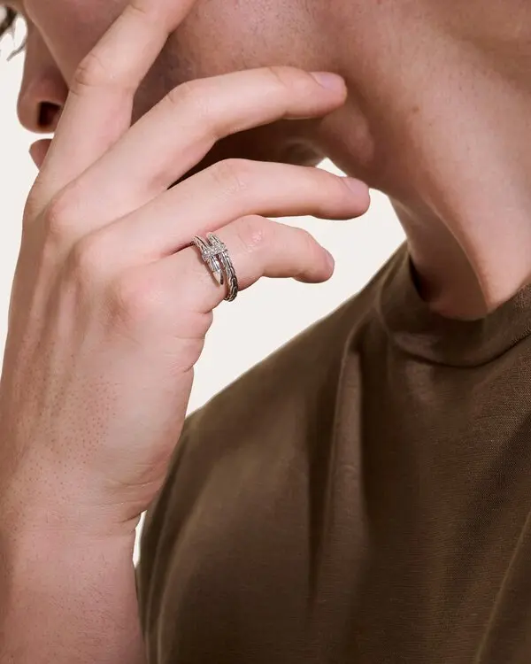 John Hardy Diamond Spear Ring