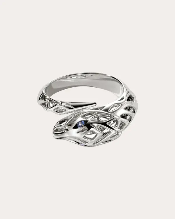 John Hardy Blue Sapphire Naga Ring