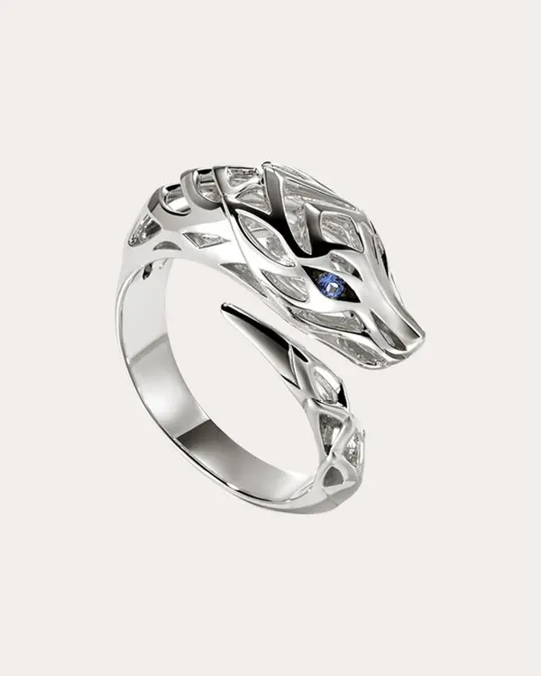 John Hardy Blue Sapphire Naga Ring