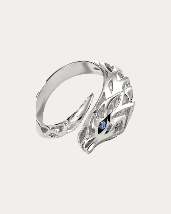 John Hardy Blue Sapphire Naga Ring
