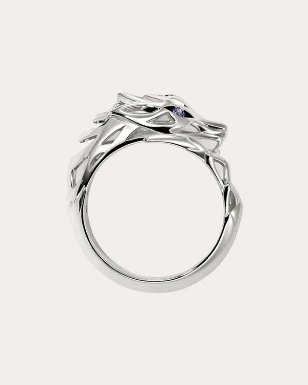 John Hardy Blue Sapphire Naga Ring