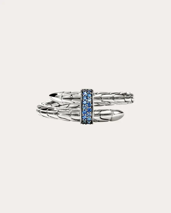 John Hardy Sapphire Spear Ring