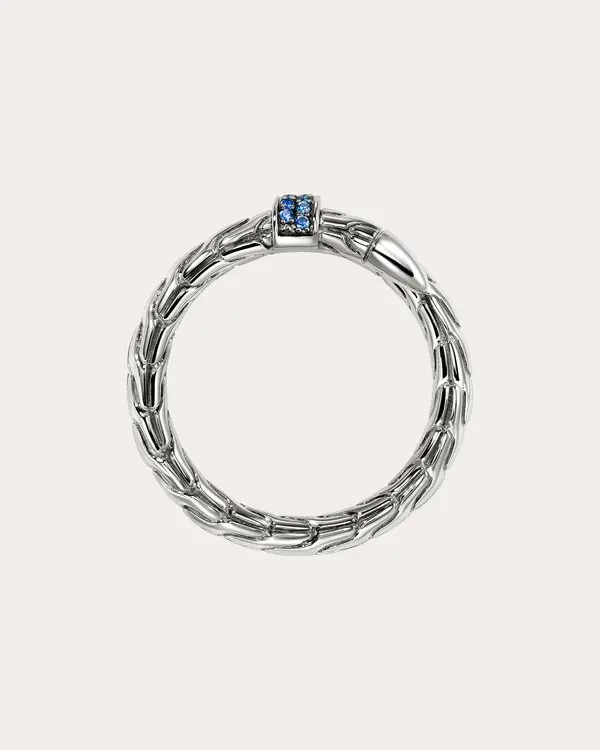 John Hardy Sapphire Spear Ring