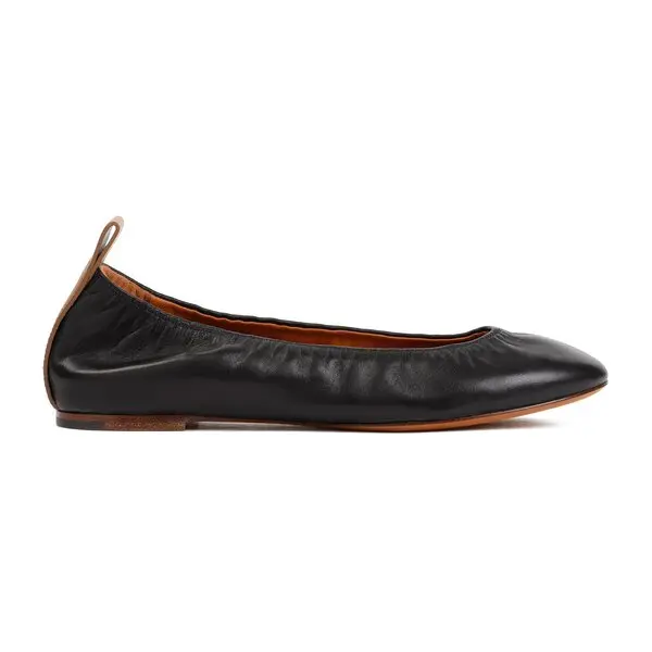 LANVIN Nappa Ballerina Flats