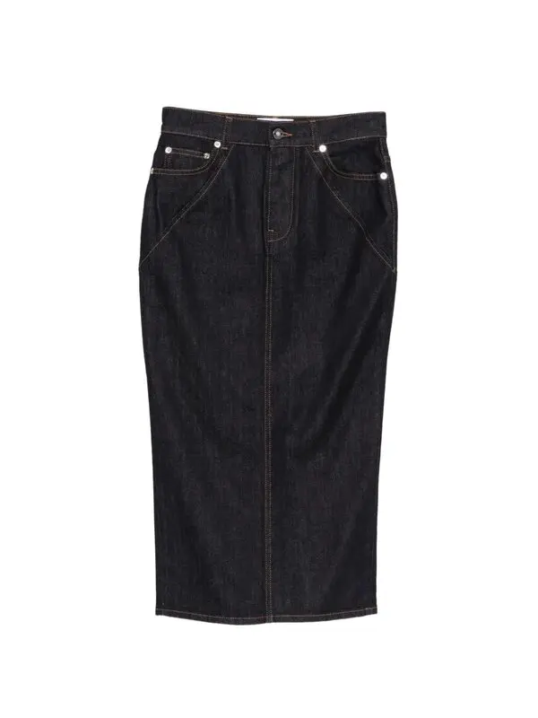 Givenchy Kick Back` Denim Skirt