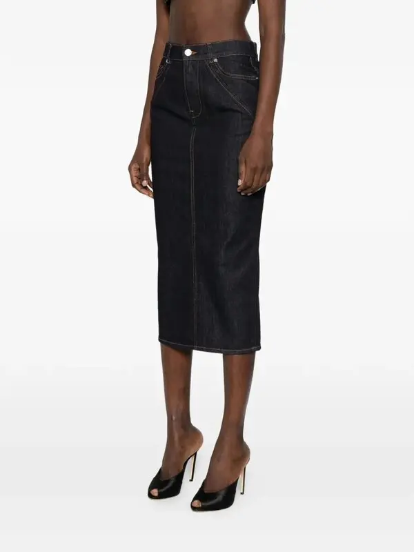 Givenchy Kick Back` Denim Skirt