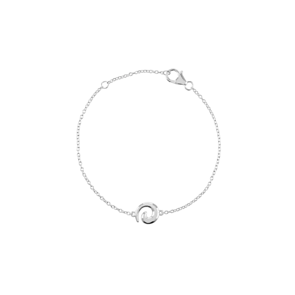 LUCY QUARTERMAINE Element Swirl Bracelet - Silver