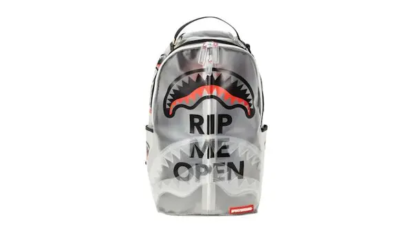 SPRAYGROUND Rip Me Open Backpack - Translucent White
