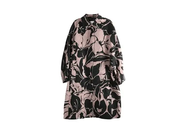 Dries Van Noten Floral Print Coat