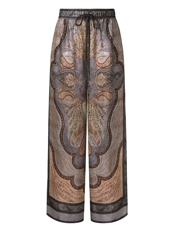 Zimmermann Wanderlust Silk Trousers