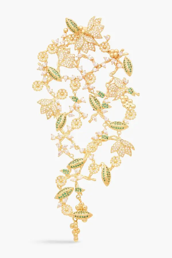 Zimmermann Tone Crystal Single Earring