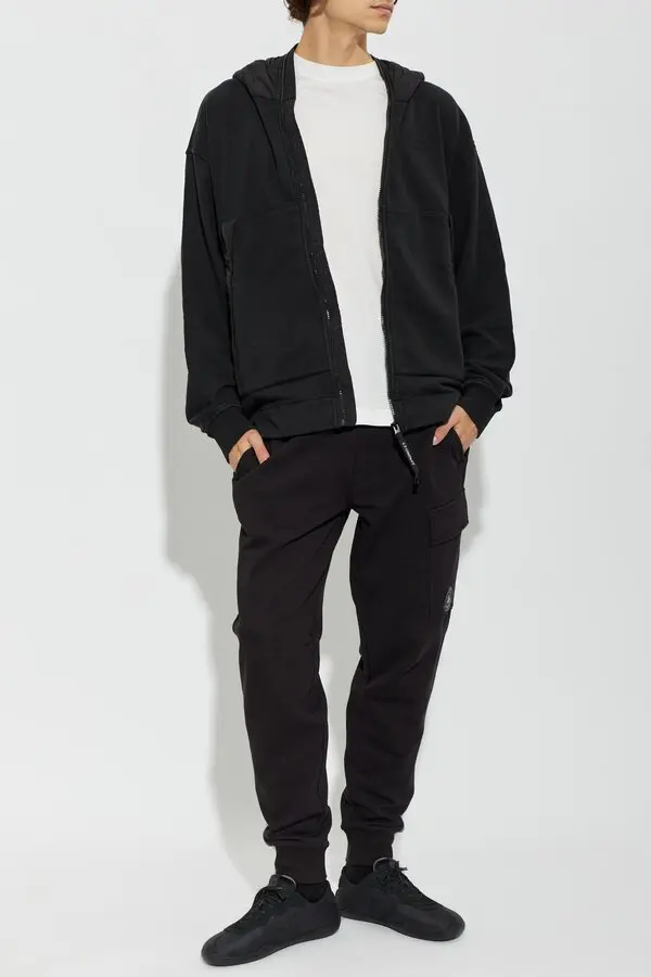 C.P. COMPANY Zip-up Hooded Sweatshirt With Goggles