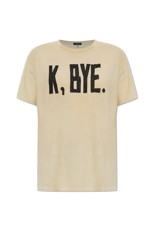 R13 T-shirt With Print