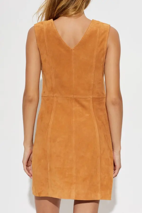 Ulla Johnson Suede Dress `sloane