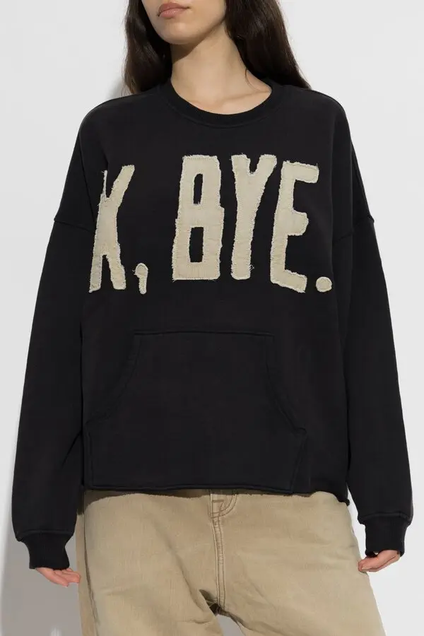 R13 Oversize' Sweatshirt With A 'vintage' Effect