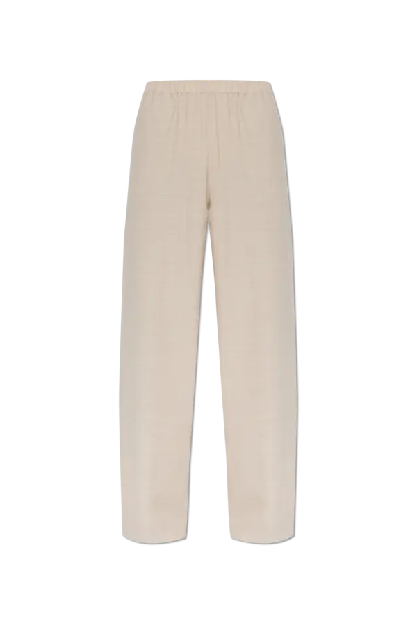 Fabiana Filippi Wool Trousers With Straight-leg Cut