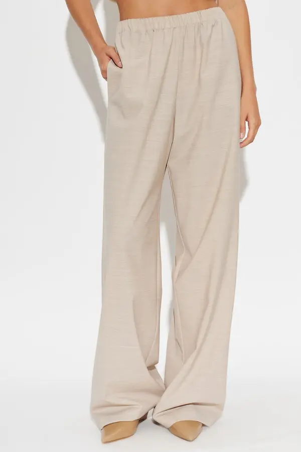 Fabiana Filippi Wool Trousers With Straight-leg Cut