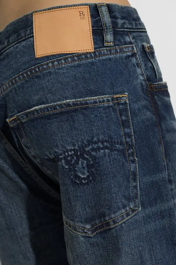 R13 Jeans With A 'vintage' Effect