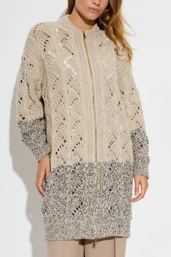 Fabiana Filippi Cardigan With Zip Fastening