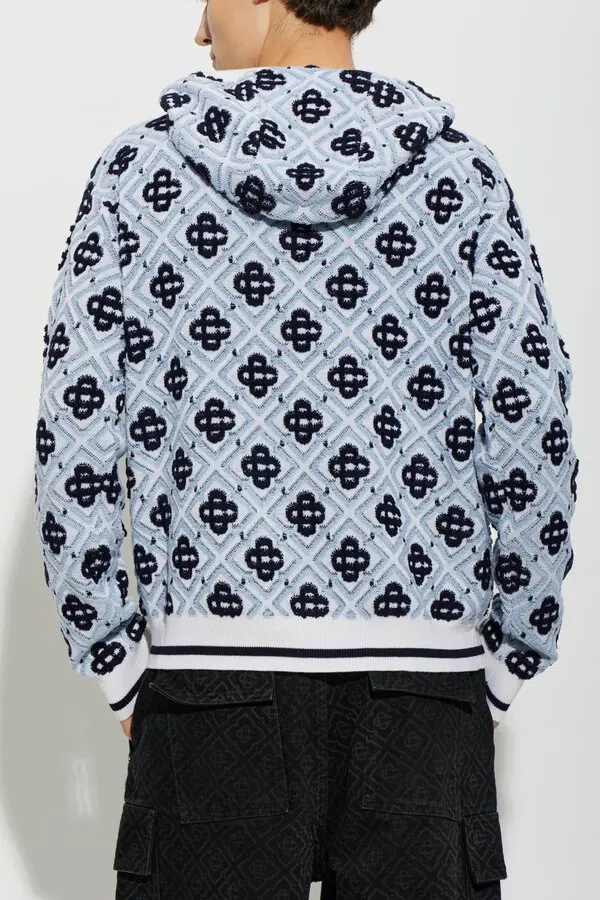 Casablanca Wool Cardigan With Hood