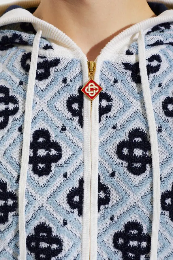 Casablanca Wool Cardigan With Hood