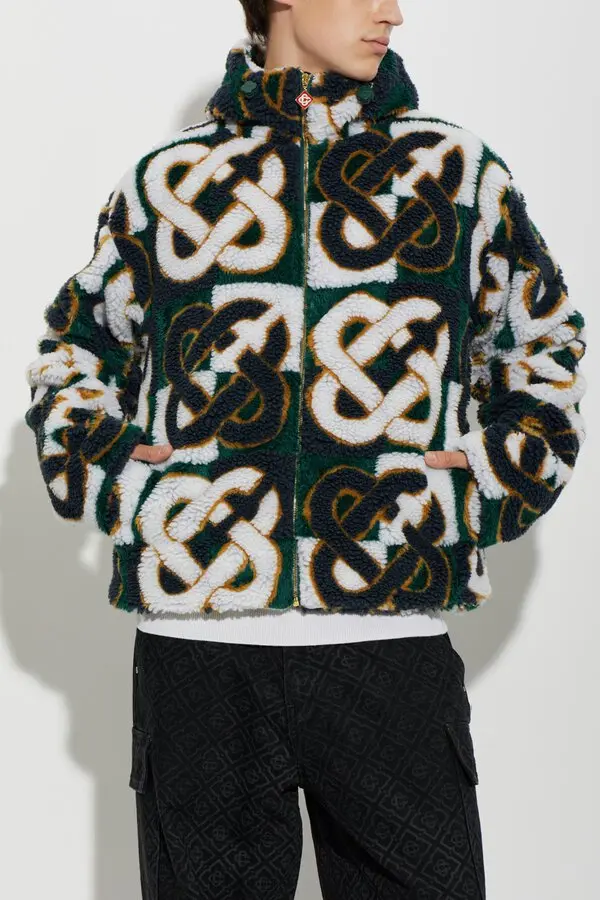 Casablanca Fleece Jacket With Hood