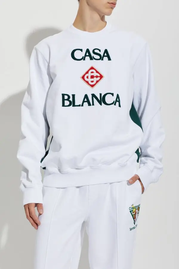 Casablanca Sweatshirt With Embossed Logo