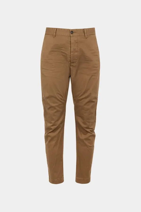 Dsquared2 Stretch Cotton Barrel-leg Chino Trousers