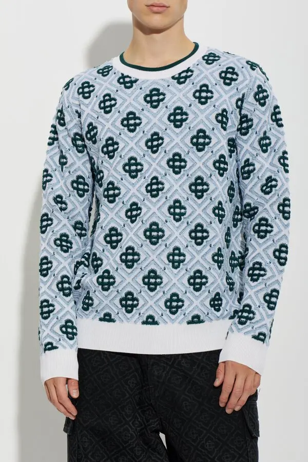 Casablanca Wool Sweater With Monogram