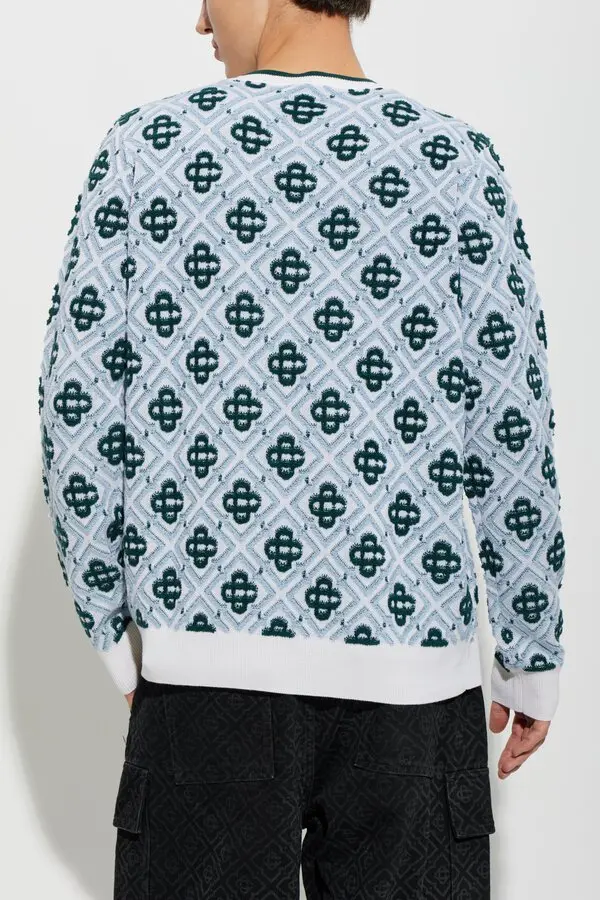 Casablanca Wool Sweater With Monogram