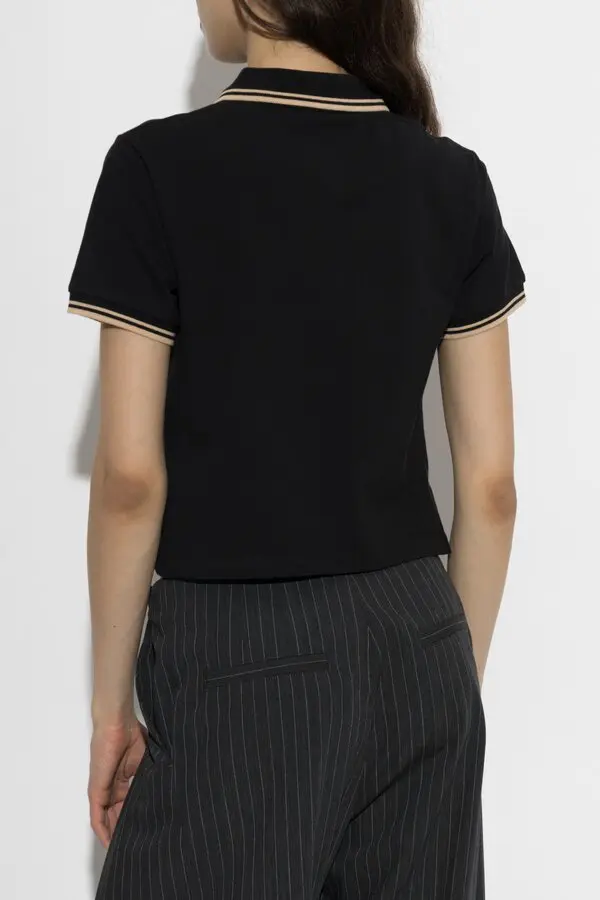 VIVIENNE WESTWOOD Cropped Piqué Polo Shirt