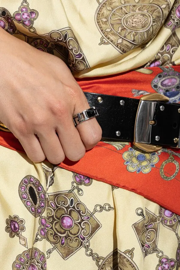 Versace Ring With Stone