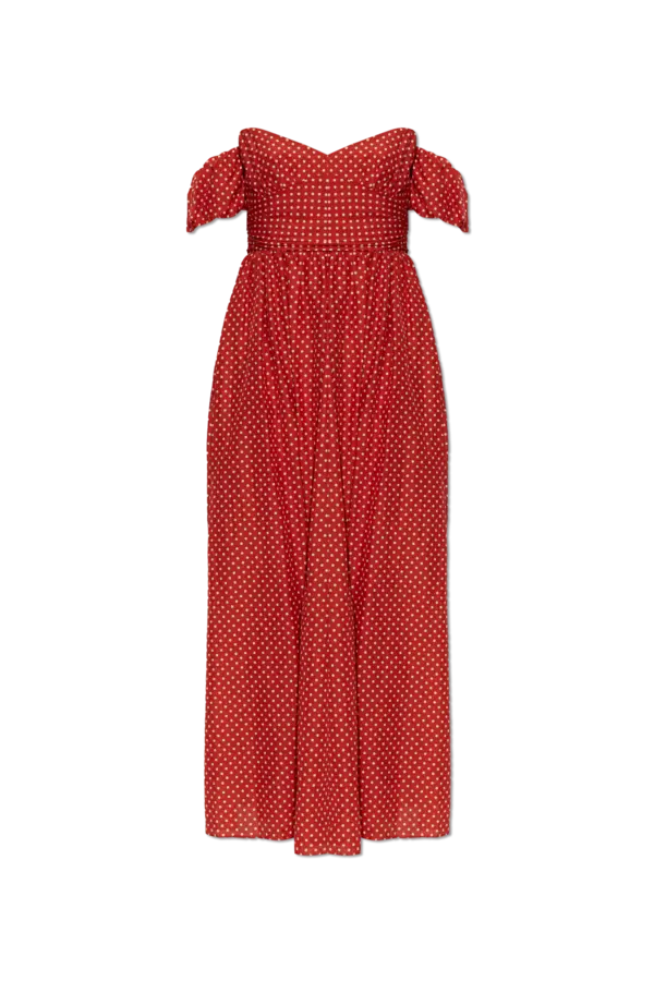 Matteau Off-shoulder Dress - Red