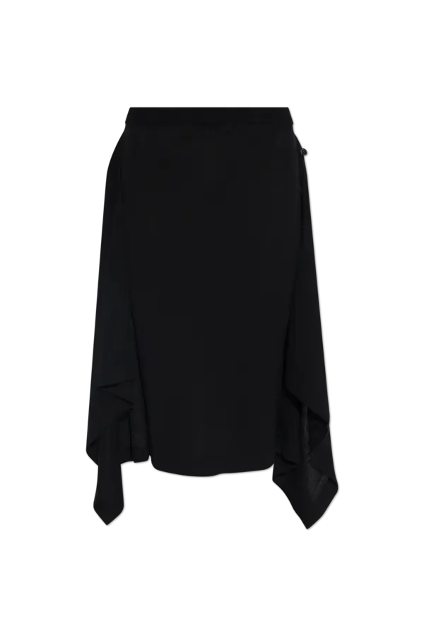 LEMAIRE Skirt With Decorative Fastening - Black