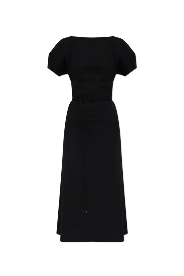 LEMAIRE Dress With A Waist Belt - Black
