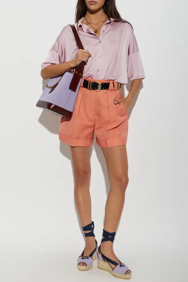 Versace Pleated Shorts