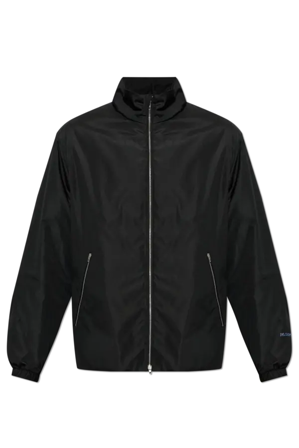 JIL SANDER Insulated Jacket With Stand-up Collar - Black