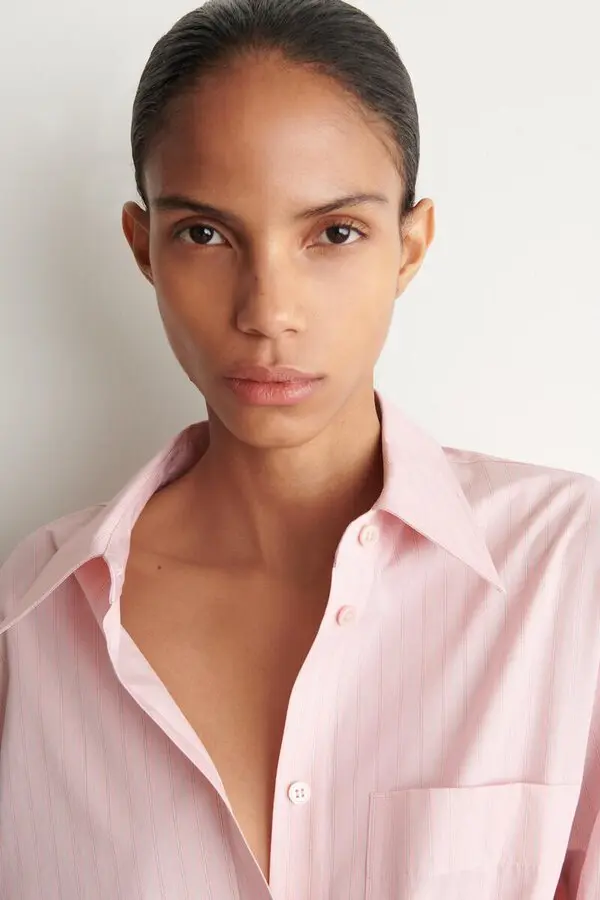 Cos Striped Cotton Shirt