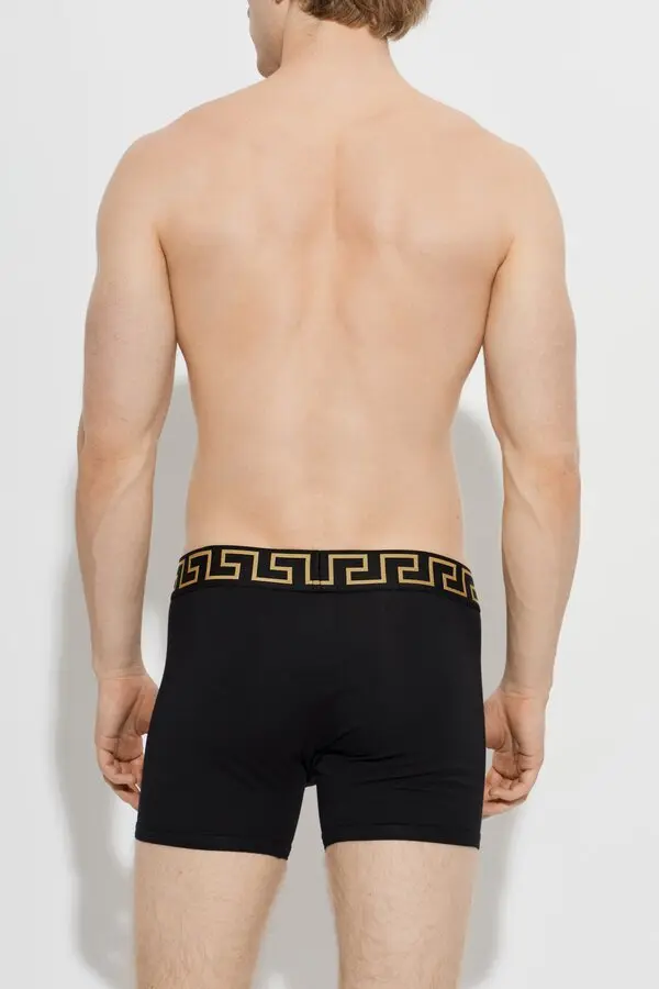 Versace Cotton Boxers With Logo