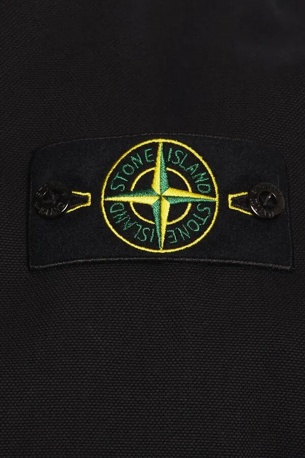 Stone Island Button Up Shirt - Black