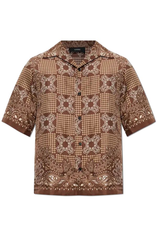 Amiri Silk Short-sleeve Shirt