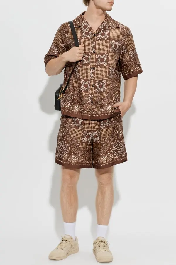 Amiri Silk Short-sleeve Shirt